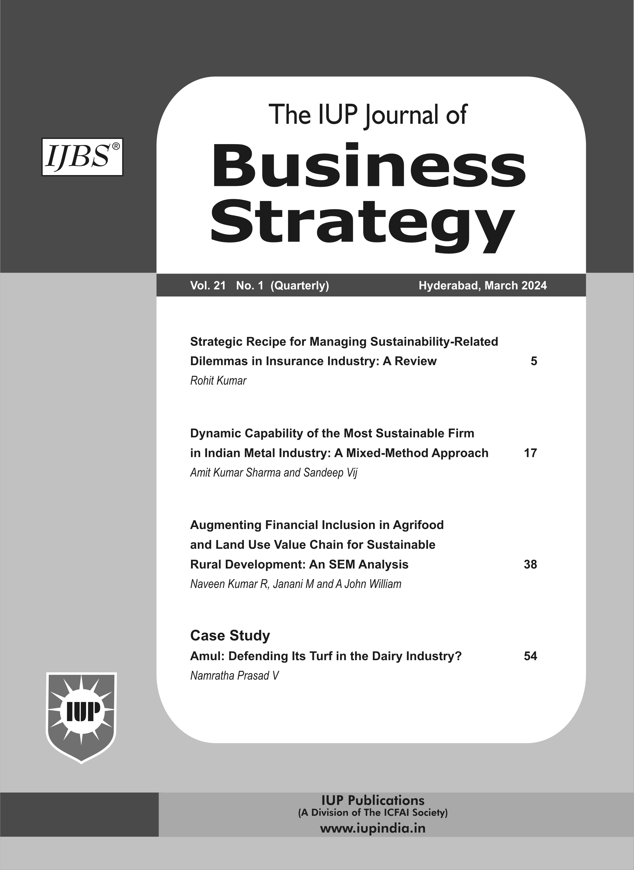 IUP Publications | Journals | Magazines | Publication Ethics | Books ...